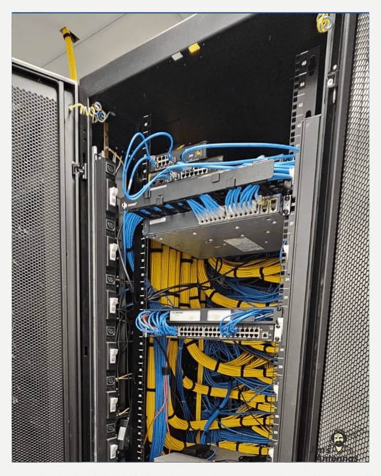 Professional Network Rack Installation for a Corporate Environment with ...