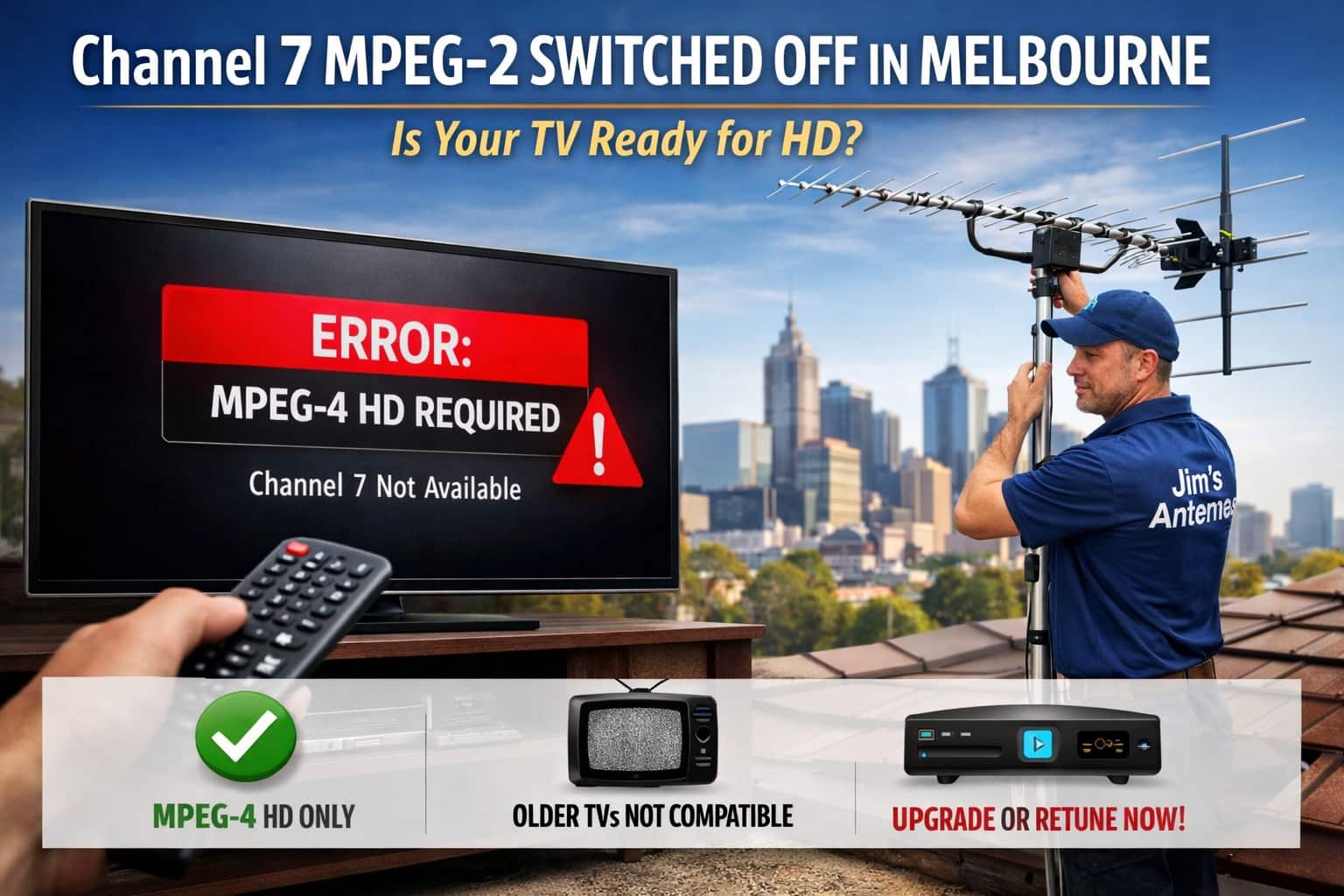 Channel 7 MPEG-2 Switched Off in Melbourne – How to Fix Missing Channels